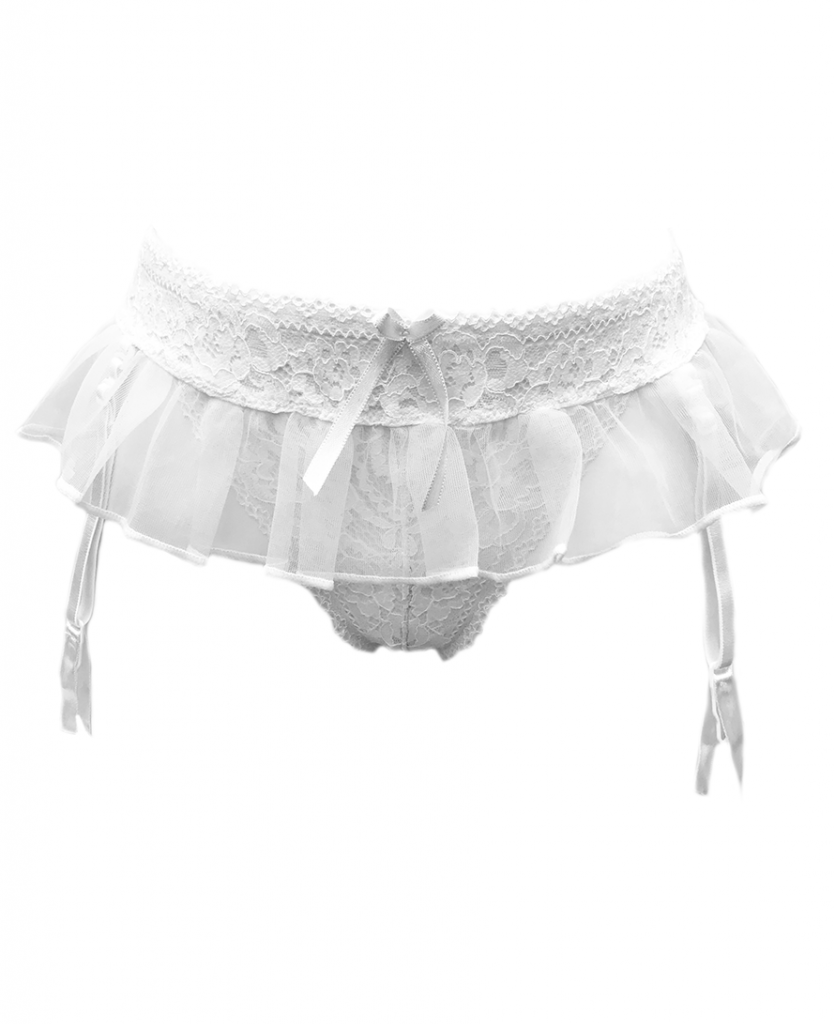 Liguero Luna Blanco – DuJoely – Ropa Interior