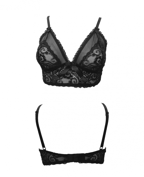 Bralette Lily Negro – DuJoely – Ropa Interior
